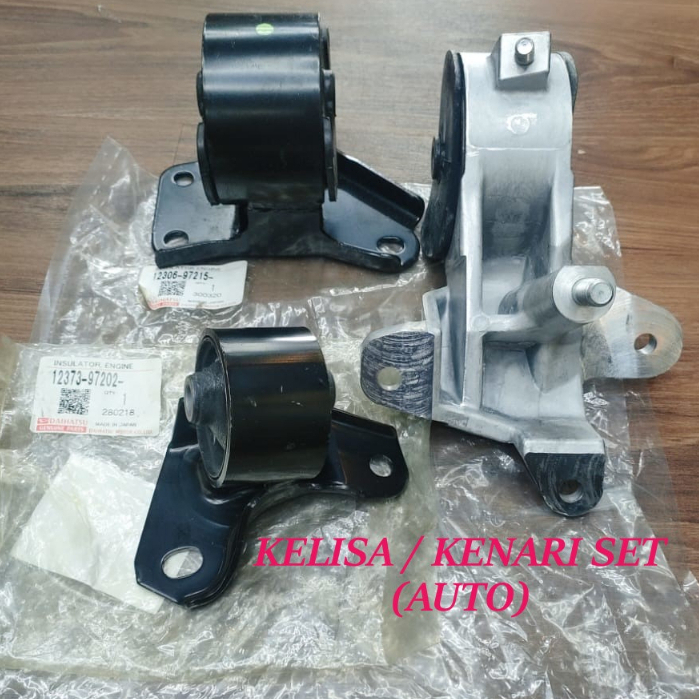 ORIGINAL PERODUA KENARI KELISA ENGINE MOUNTING SET (AUTO / MANUAL ...