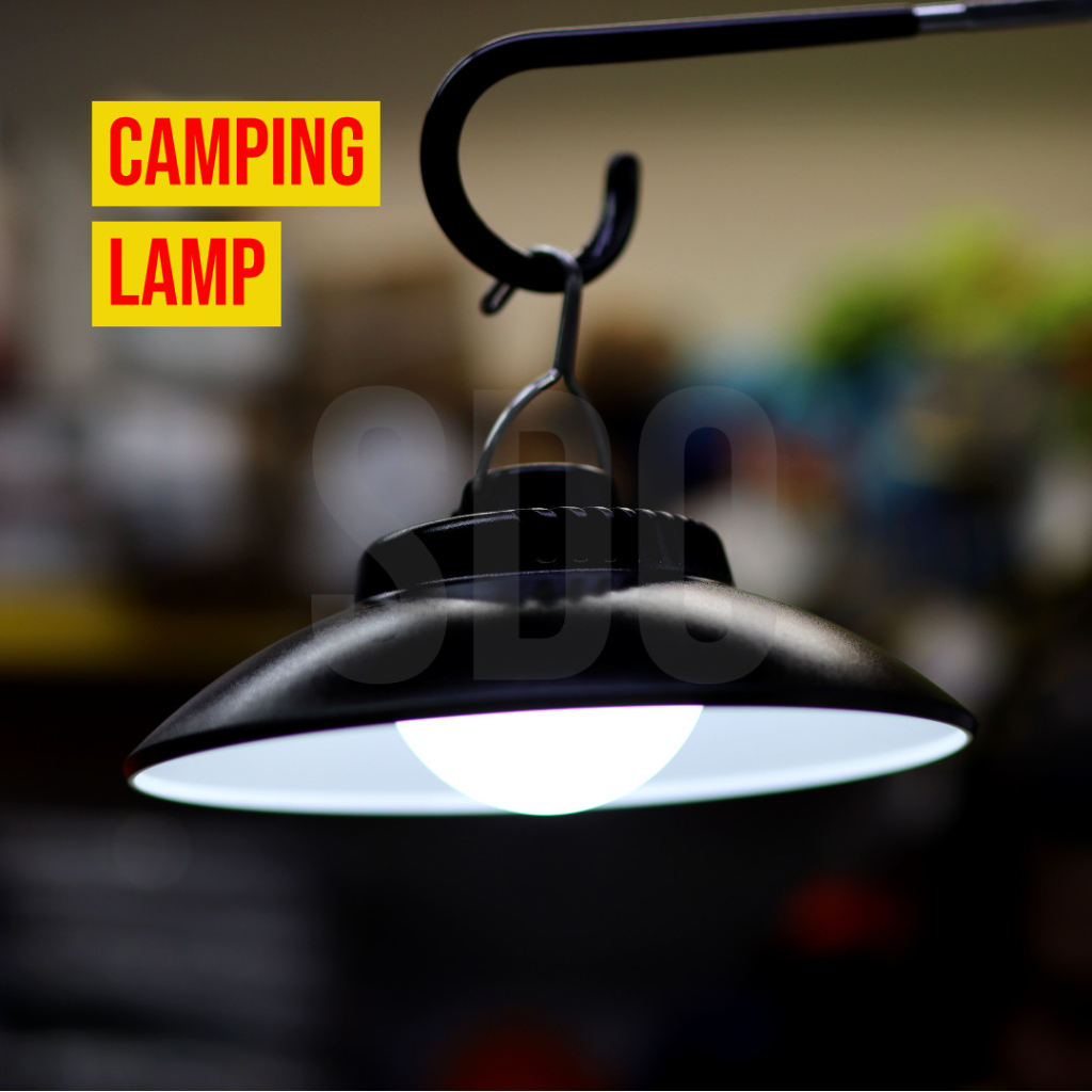 Rechargeable Round camping light is easy to carry with long lasting ...
