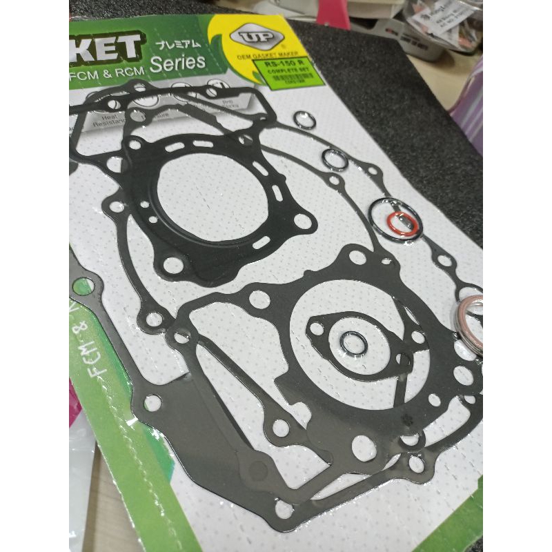 RS150 COMPLETE SET OVERHAUL GASKET SET ENGINE GASKET RS150R | Shopee ...