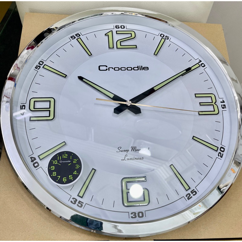 100% ORIGINAL CROCODILE WALL CLOCK CW8805 LUMINOS 14 INCH | Shopee Malaysia