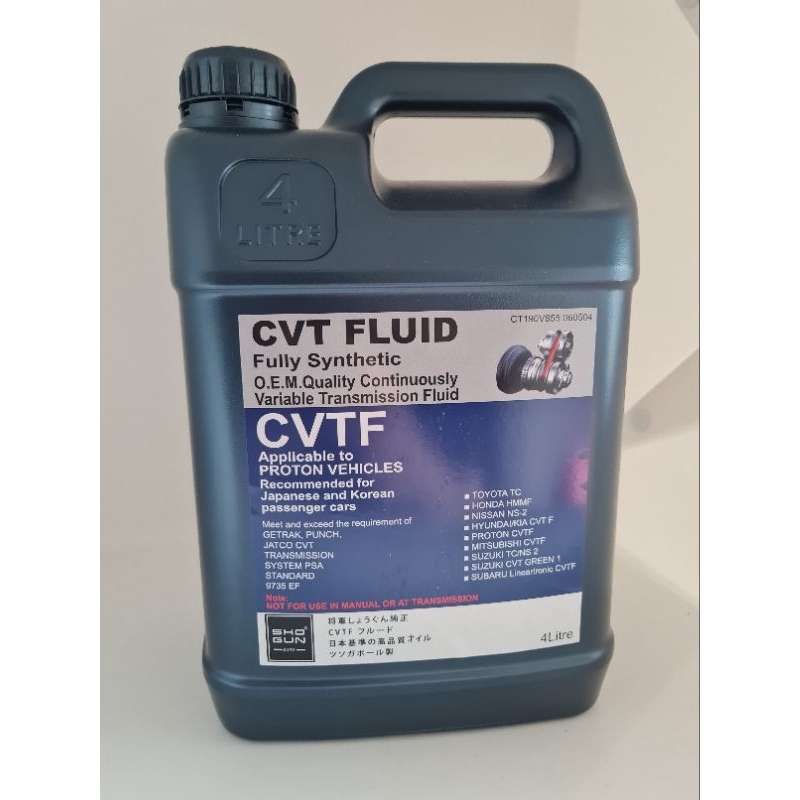 SHOGUN CVT Gear Oil Transmission Fluid for FLX/Preve/Saga VVT/Persona ...