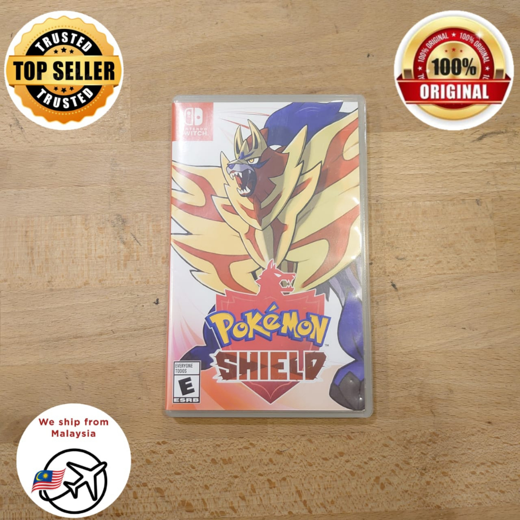NINTENDO SWITCH GAMES / POKEMON SHIELD 100% ORIGINAL USED | Shopee Malaysia