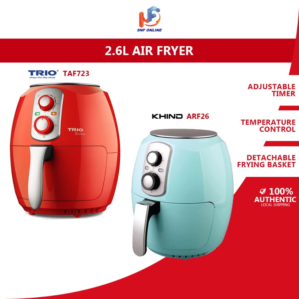 Khind / Trio Air Fryer (2.6 L) ARF-26 / ARF26 TAF-723 | Shopee Malaysia
