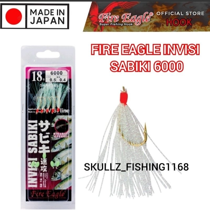 (MADE IN JAPAN) MATA KAIL SABIKI JENAMA FIRE EAGLE MODEL 6000 X-SHARP ...