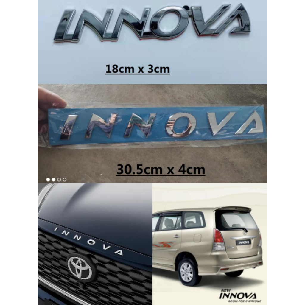 TOYOTA INNOVA Logo Emblem (Need Remove Ori) | Shopee Malaysia