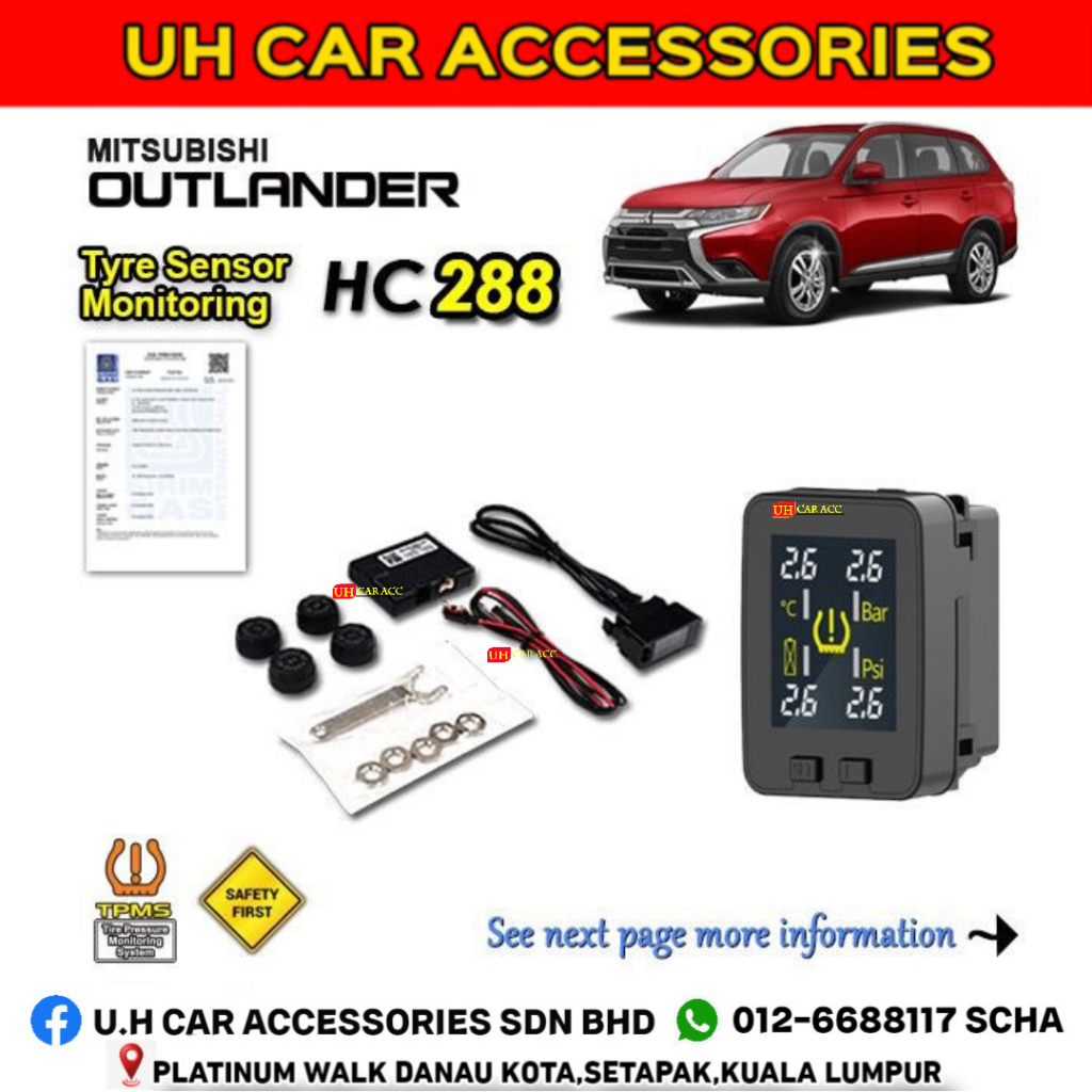 MITSUBISHI OUTLANDER TIRE PRESURE MONITORING SYSTEM TPMS WITH SIRIM ...