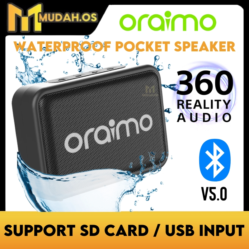 ORAIMO Wireless Bluetooth Mini Speaker OBS-02S Super Bass Stereo ...