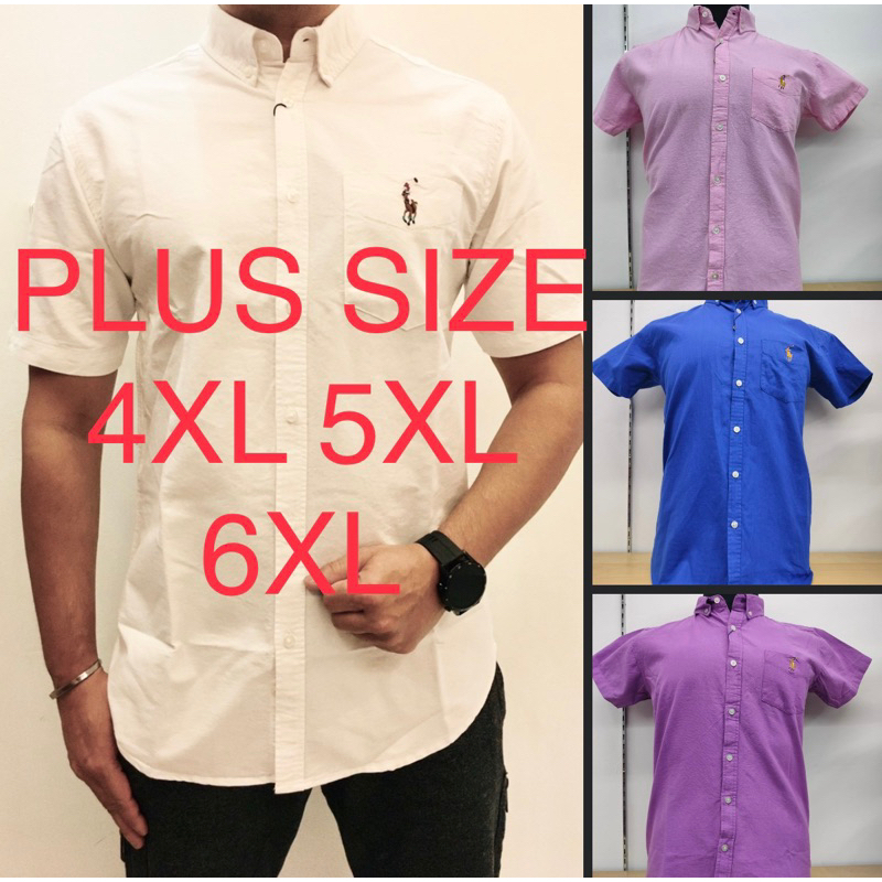 Ready Stock 🇲🇾 👔Men’s Shirt, PLUS SIZE, OVER SIZE 4XL/5XL/6XL) short ...