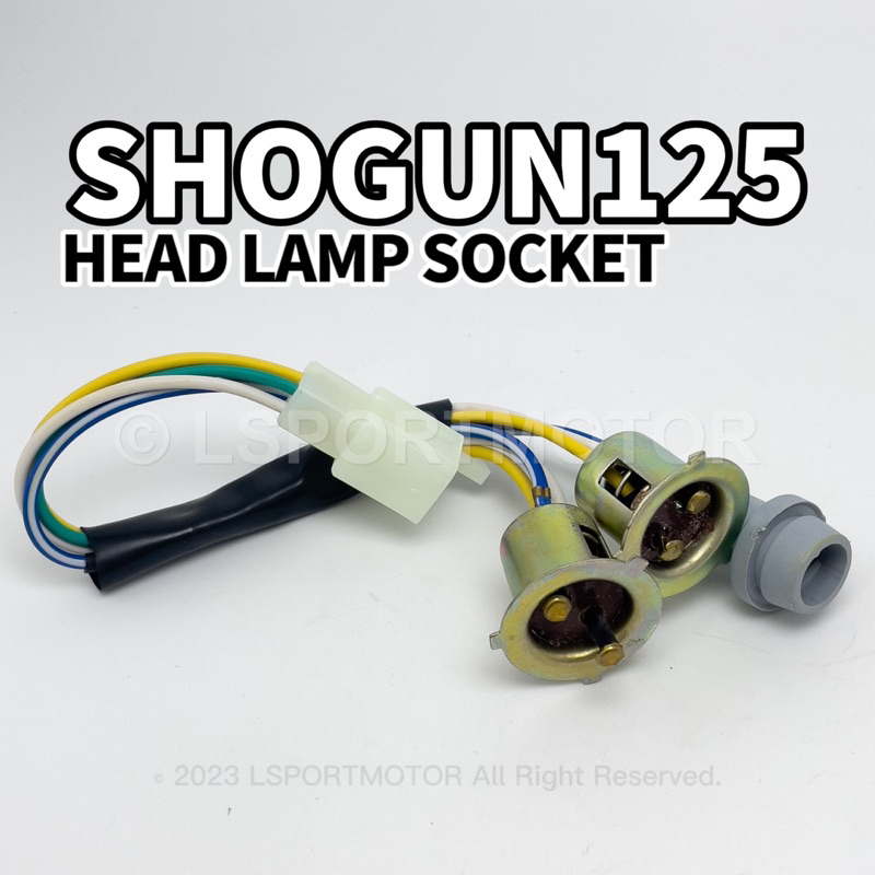 SUZUKI SHOGUN125 HEAD LAMP SOCKET FRONT DEPAN LAMPU KEPALA SOCKET WIRE WIRING SHOGUN 125 ...