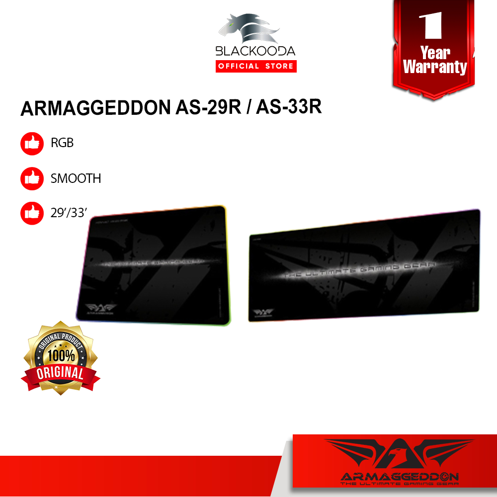 Armaggeddon AS-29R / AS-33R Extra Large RGB Gaming Mouse Pad /RGB mousemat /RGB mouse mat / RGB ...