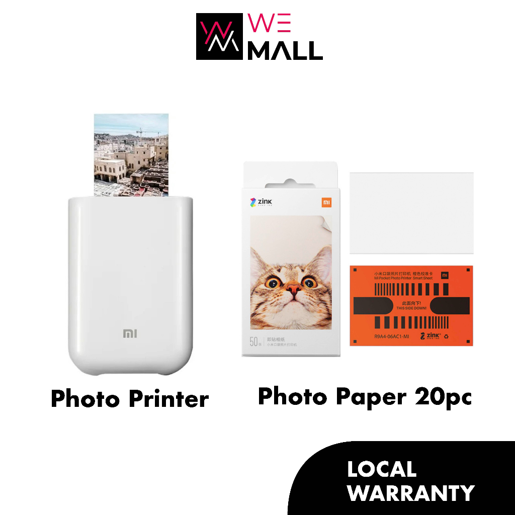 Xiaomi Pocket Photo Printer Paper (Mi Exclusive, Sticky-backed Photo ...