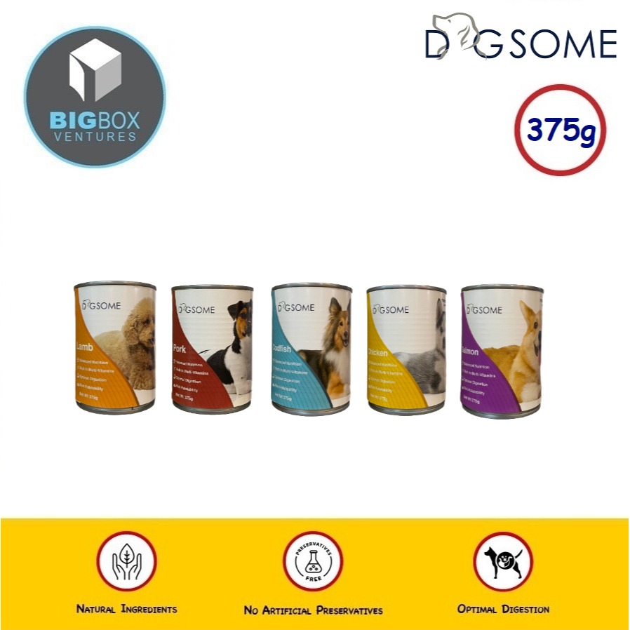 Dogsome Dog Canned Food 375g / Dogsome Dog Wet Can Food (Available in 5 ...