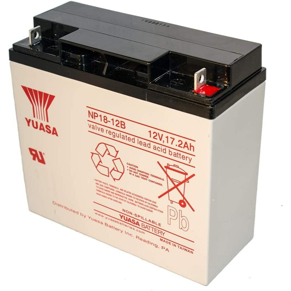 Original Yuasa 12V 18Ah 17.2Ah NP18-12B Sealed Lead Acid SLA free maintenance Battery | Shopee ...