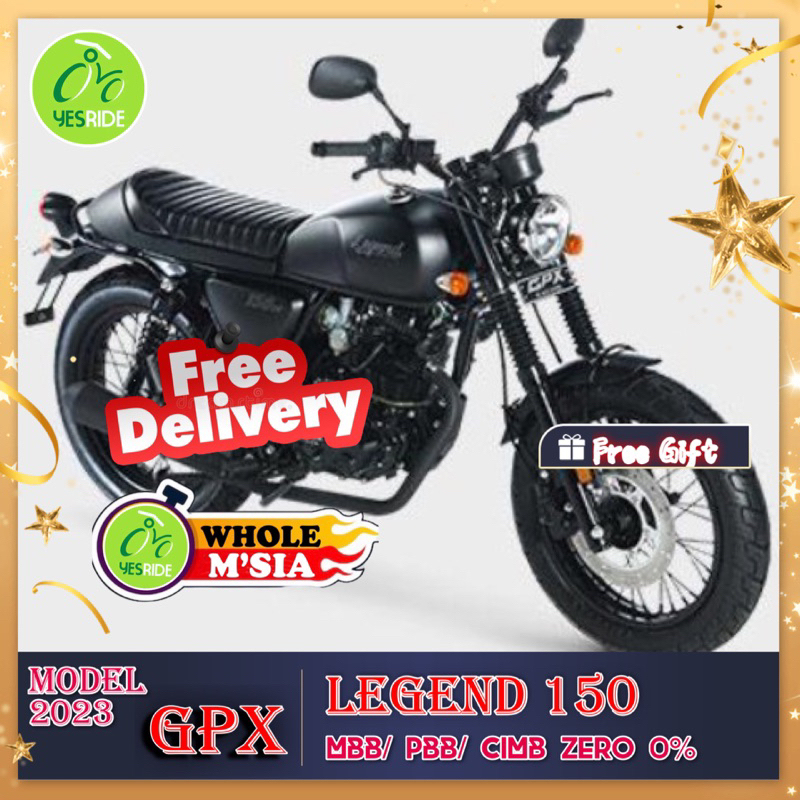 GPX LEGEND 150 -MOTORCYCLE | Shopee Malaysia