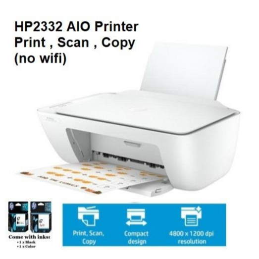 Ready Stock HP 2332 / hp2332 / hp-2332 Printer DeskJet Printer ...