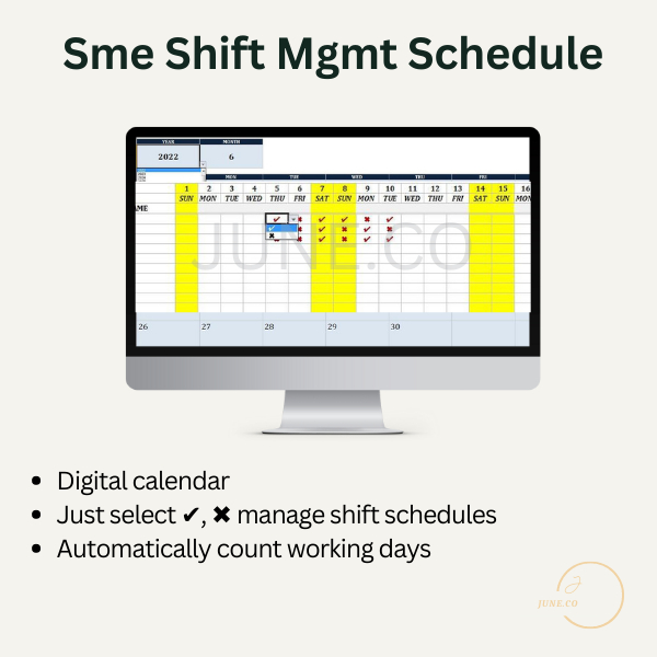 SME SHIFT MANAGEMENT SCHEDULE JADUAL PENGURUSAN ANJAKAN PKS | Shopee ...