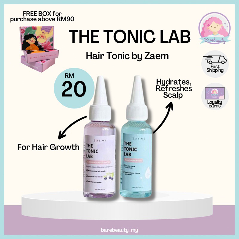The Tonic Lab by Zaem Hair Tonic for Dandruff & Hair Growth | Shopee ...