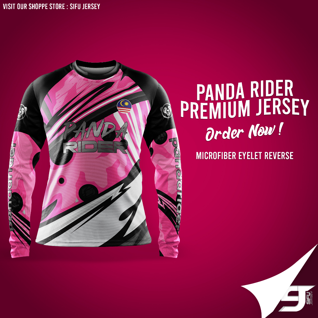 🔥🔥 PANDA RIDER PREMIUM JERSEY READY STOCK | BAJU FOOD PANDA RIDER 🔥🔥 ...