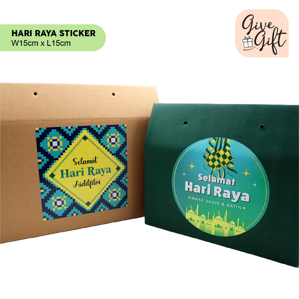 Raya Stickers for Packaging Box / Paper Bag | Shopee Malaysia