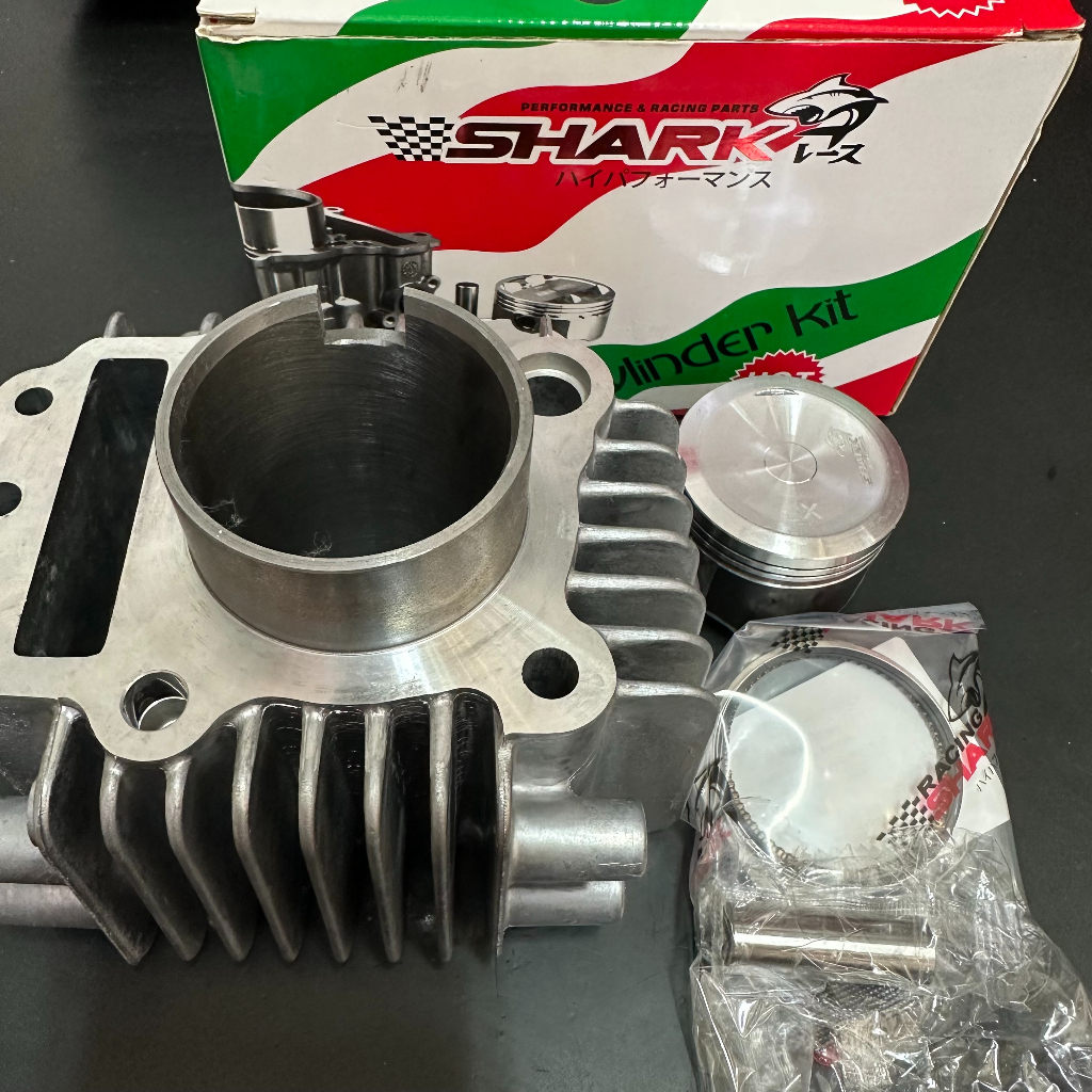 MODENAS GT128 CYLINDER BLOCK KIT BLOCK SET STD STANDARD SHARK | Shopee ...