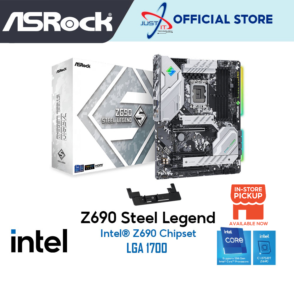 ASRock Z690 Steel Legend WiFi 6E LGA1700 Gaming Mainboard Combo Deal I5 ...