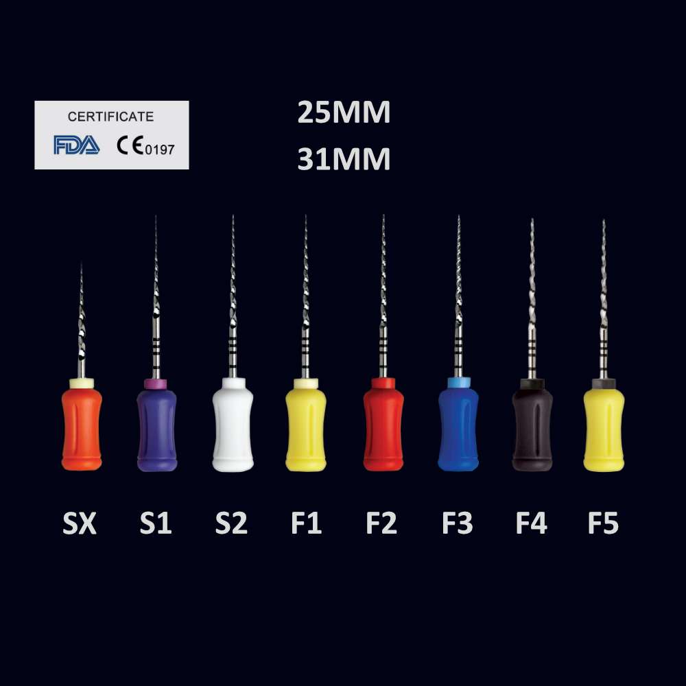 NiTi Hand File SX-F3 F4 F5 25MM 31MM Endodontic Root Canal similar to ...