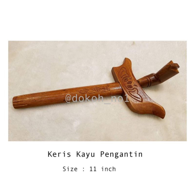 🌟 Ready Stock : KERIS KAYU Pengantin Replika / Keris Pengantin / Keris ...