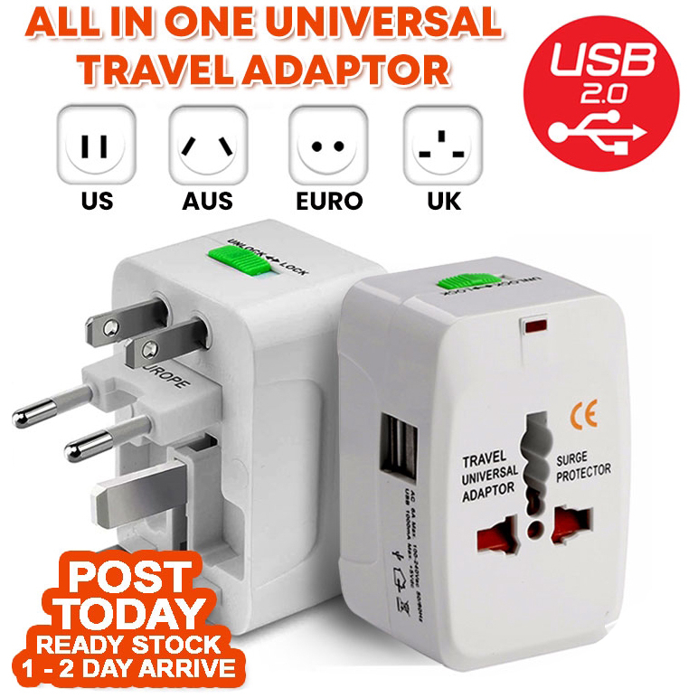 Universal Travel Adapter Plug All In One International Worldwide Travel Adaptor Plug Socket For ...