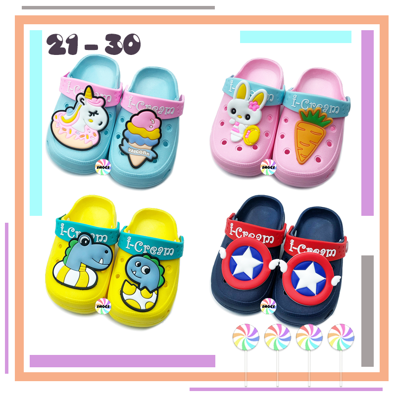 CSMY Baby & Kids Cartoon Clog Shoes | Kids Boy Girl Pony Dino Sandals ...