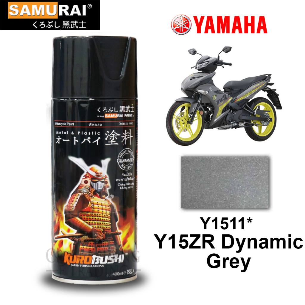 Samurai Y1511 Yamaha Y15ZR Ysuku V2 Dynamic Grey Spray Paint 400ml ...