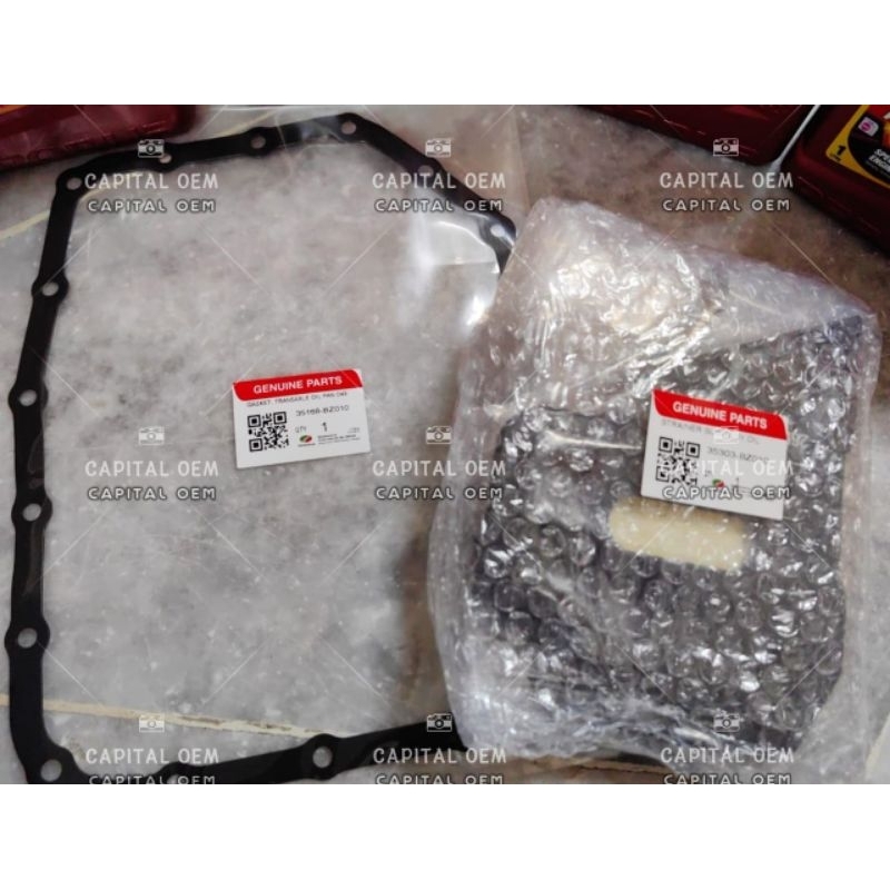 PERODUA AUTO TRANSMISSION FILTER WITH GASKET METAL MYVI L/B,AXIA,BEZZA ...
