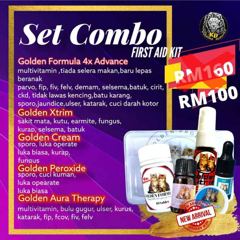 Golden Food Set Combo (Mini size) | Shopee Malaysia