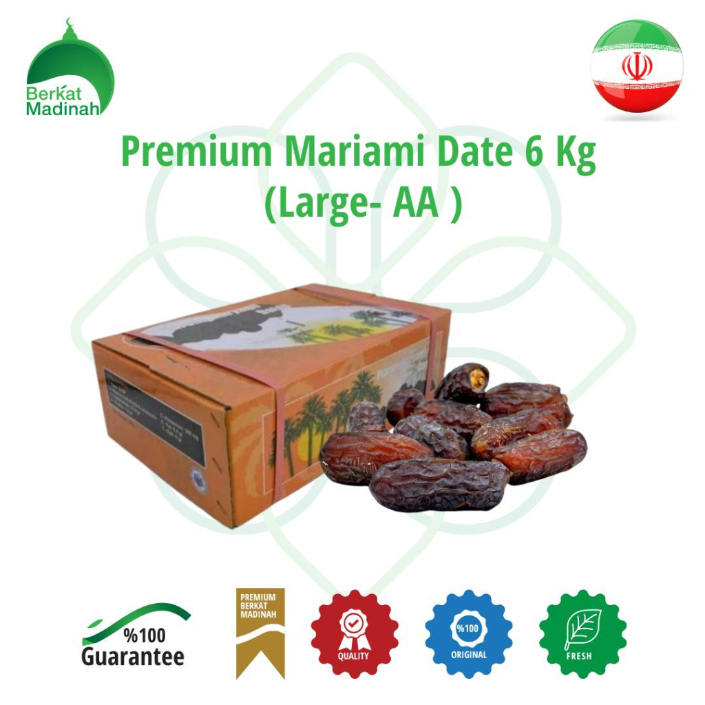 Premium Mariami Date 6 Kg (Large- AA ) | Shopee Malaysia