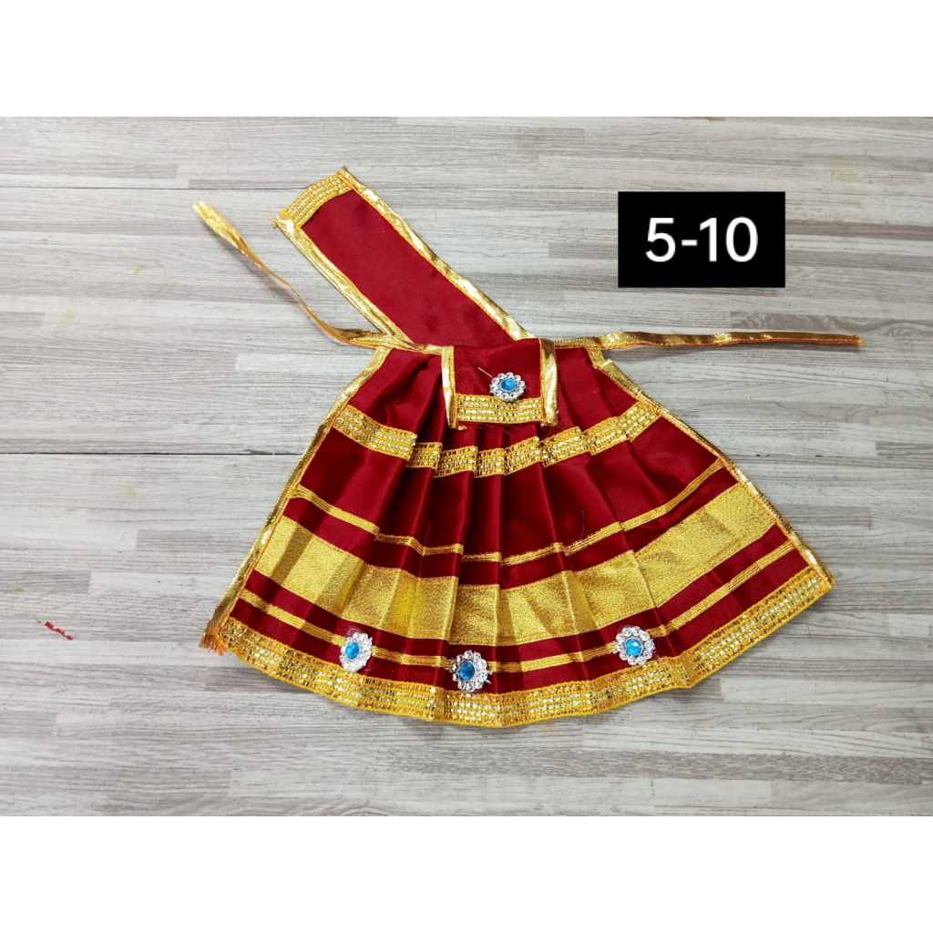 Handmade Pavadai for Amman/Durga goddess for pooja/seeru set | Shopee ...
