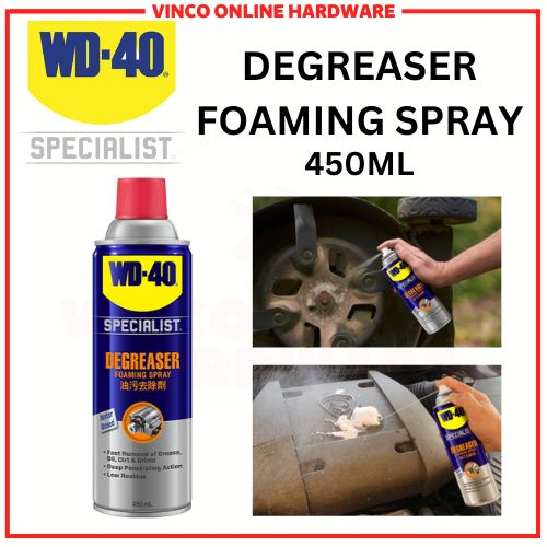 WD-40 Specialist WD40 Degreaser Foaming Spray 450ml | Shopee Malaysia