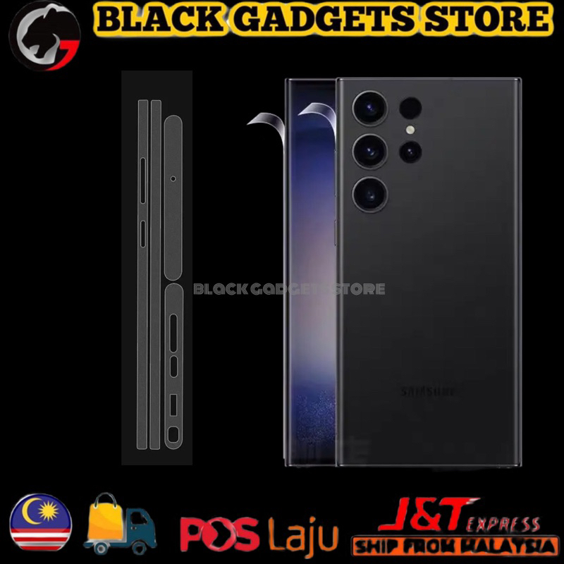 [ 2 Set ] Side Protector Samsung Galaxy S23 Ultra / Plus / S22 Hydrogel ...
