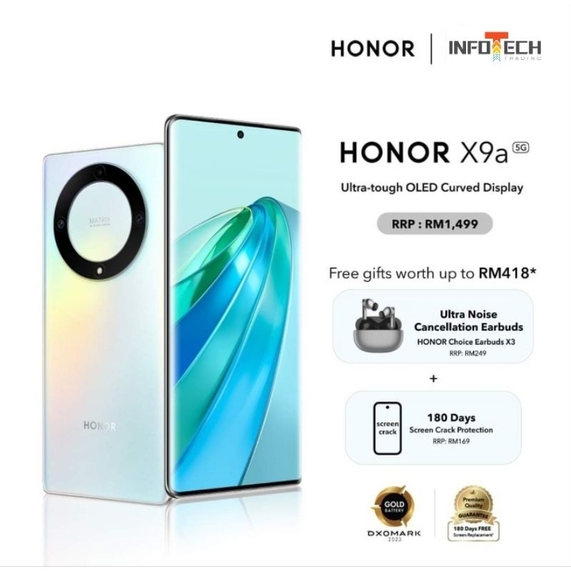 FREE SHIPPING ☆ Smartphone tahan lasak Honor X9A 5G 13GB RAM 256GB ROM ORIGINAL MALAYSIA HONOR ...