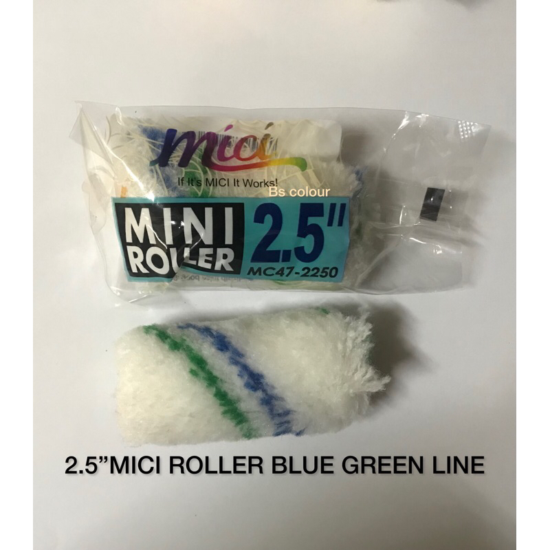 2’ Handle roller&2’ Rockey Yellow Line/2.5’ Mici Mohair/2.5’ Mici Blue ...