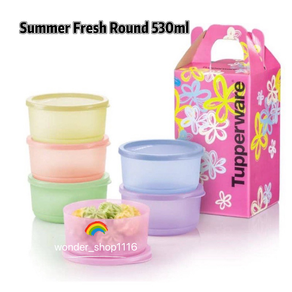 Tupperware Summer Fresh Round 530ml (1) | Shopee Malaysia