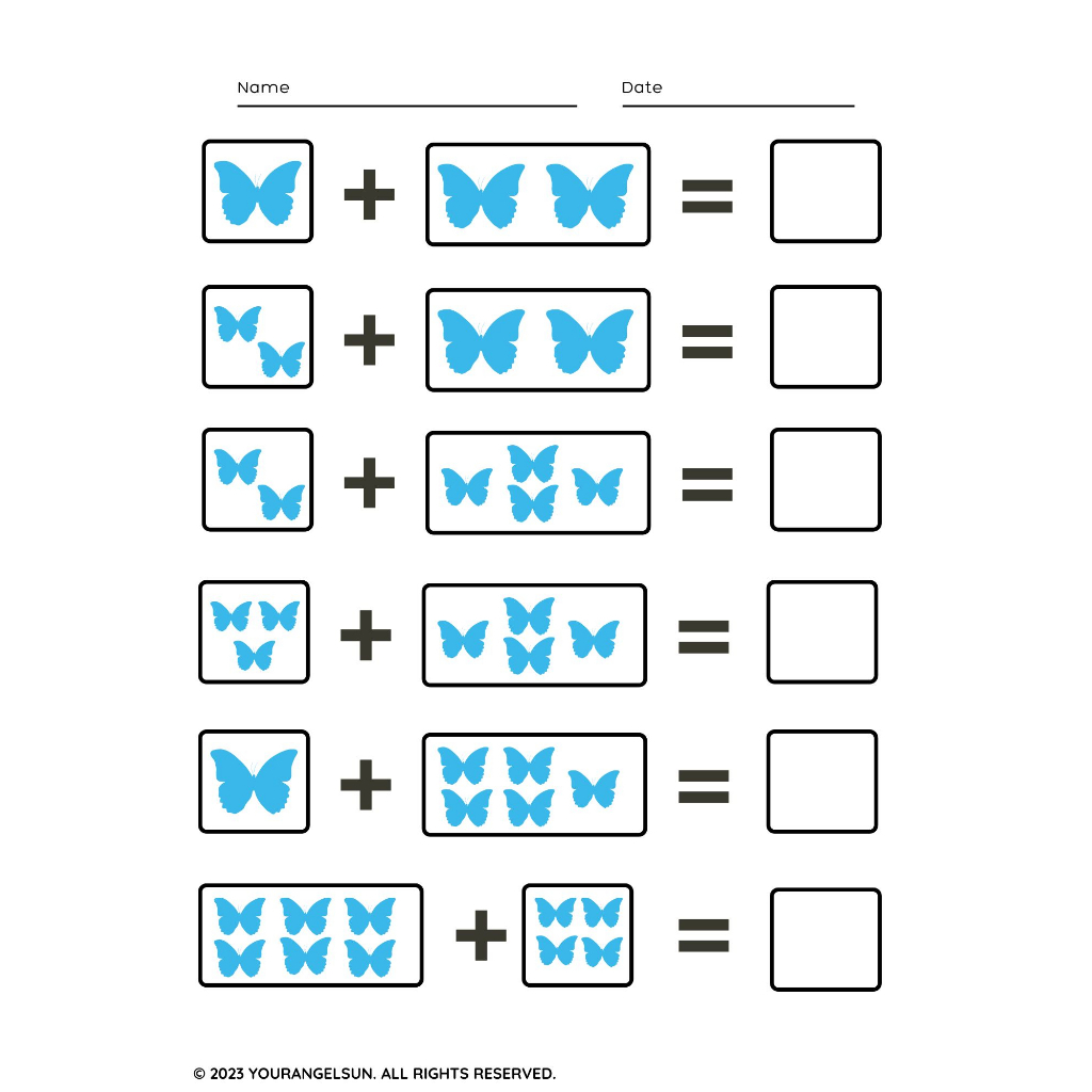 [023] Printable Count & Mark Worksheets I Early Maths | Shopee Malaysia