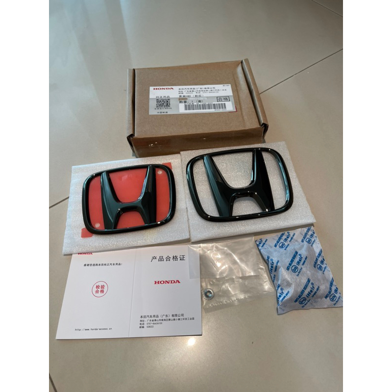 Honda Access Civic FE / FL1 Dark Chrome Emblem | Shopee Malaysia