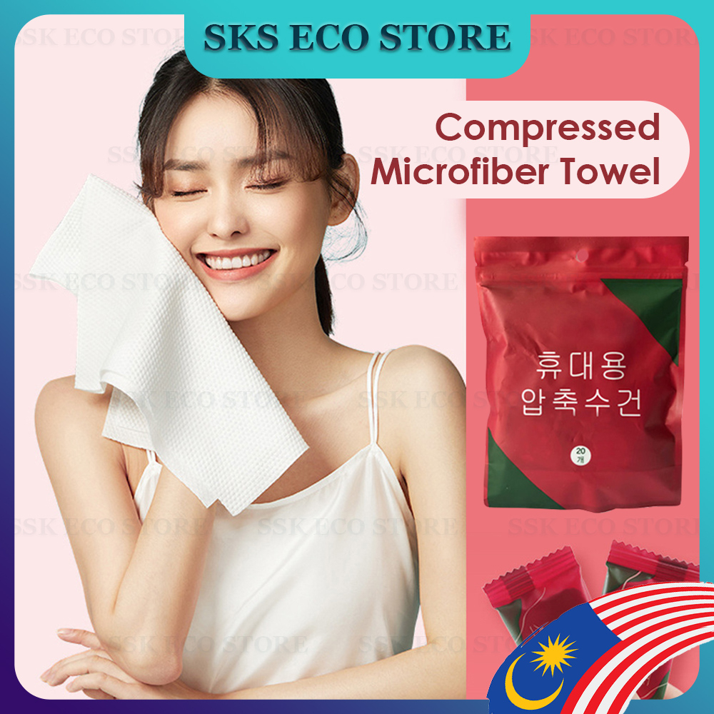Disposable Travel Towels Compressed Facial Wipes Compact Tablet Mini ...