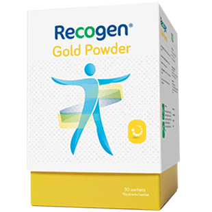 Recogen Gold Powder / Recogen Calcium Plus Powder 30 SACHETS ( COMFORTS ...
