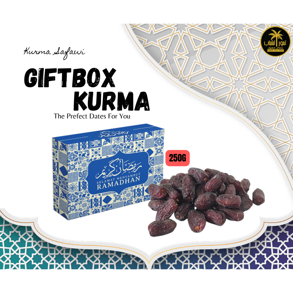 New!! Syabab Dates Gift Box Kurma Safawi Vip 200g | Shopee Malaysia