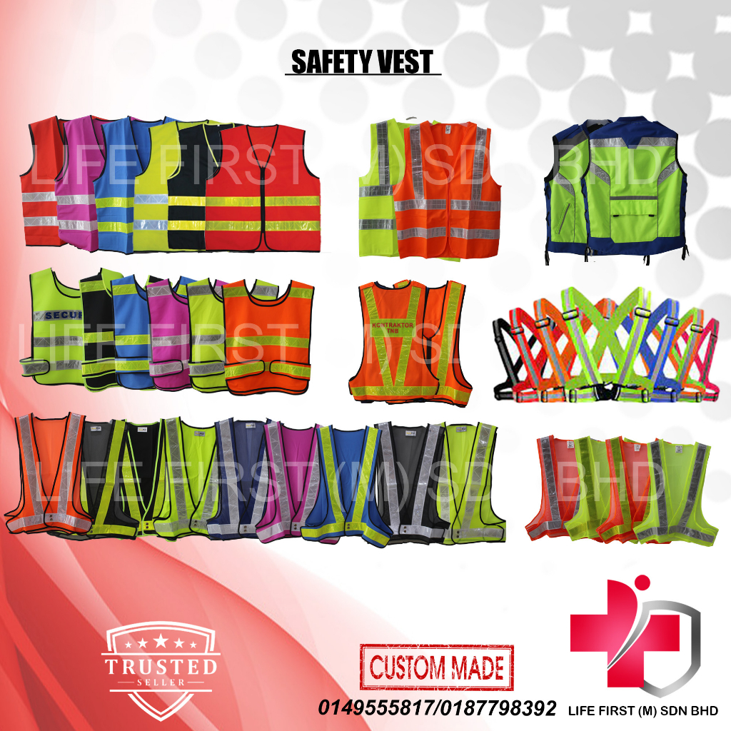 SAFETY VEST (HIGH VISIBILITY REFLECTIVE) | Shopee Malaysia