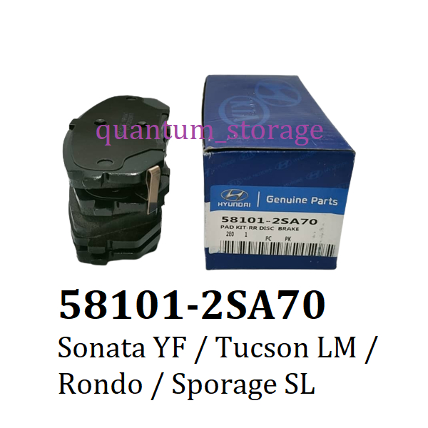 Hyundai Kia Disc Brake Pad Front 58101-2SA70 Tucson LM Rondo Sportage ...