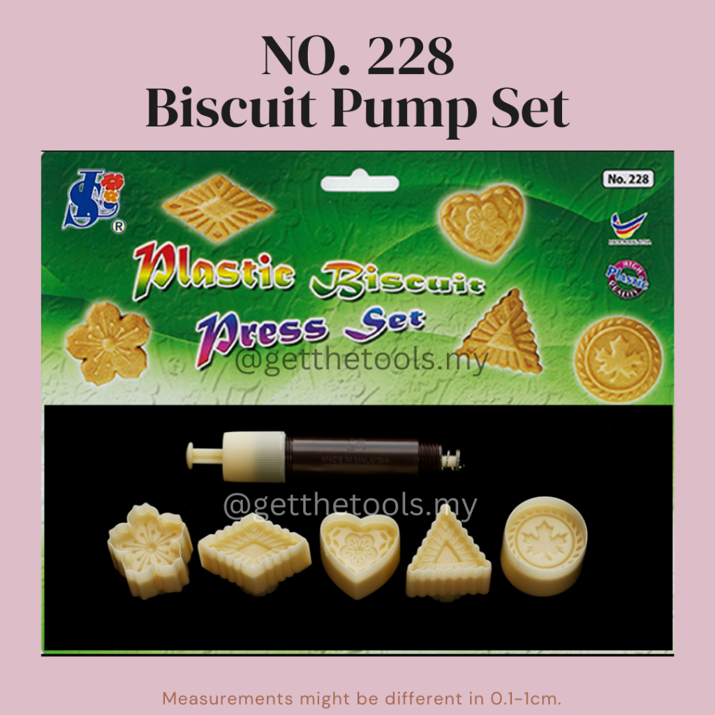 NO.228 SINLIAN BISCUIT PRESS SET JAM TART PRESS MOULD ROSE FLOWER ...