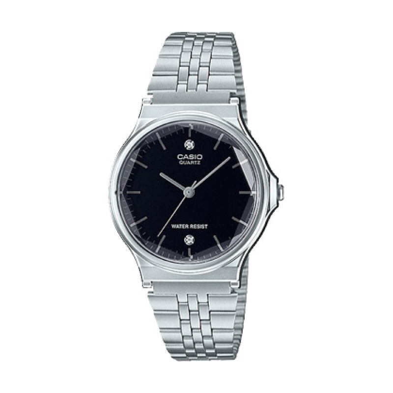 Casio Authentic Diamonds Vintage Analog Silver Stainless Steel Band Watch MQ1000D-1A2 MQ-1000D ...