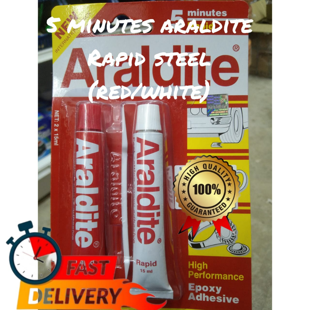 🔥READY STOCK🔥 Araldite 5minutes Rapid High Performance Fast-setting ...