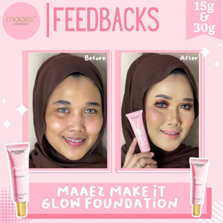 Maaez Foundation Make It Glow by Maaez Cosmetics | Shopee Malaysia